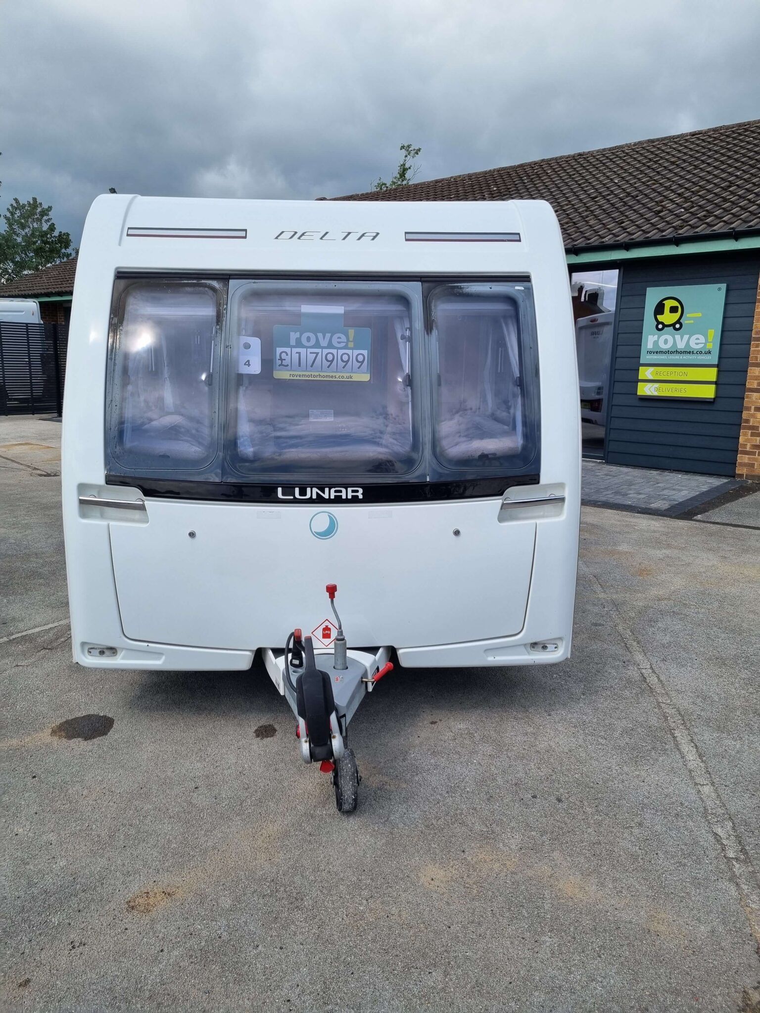 2016 Lunar Delta Ti 4 Berth Rear Fixed Bed Caravan For Sale