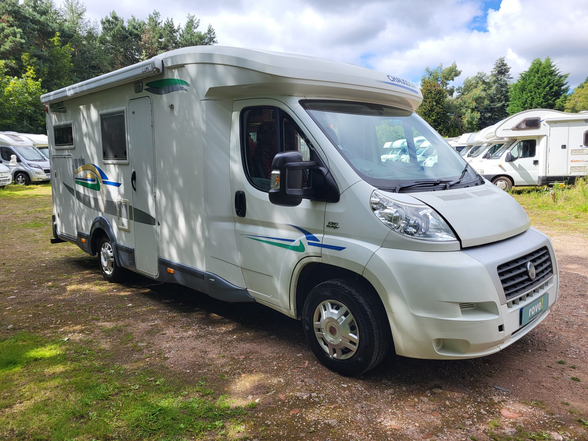 Chausson Welcome 75 4 Berth 4 Belt Rear Garage Motorhome For Sale